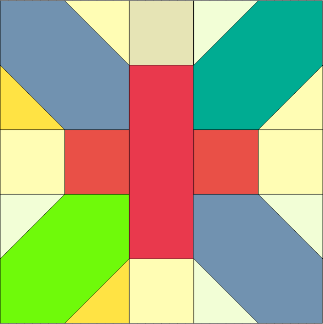 Cross and X Quilt Block – OccasionalPiece–Quilt!