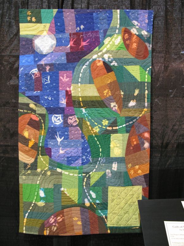 Four-in-Art: Maps – OccasionalPiece–Quilt!