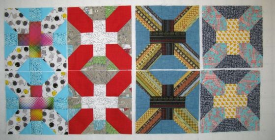 Cross-X block – OccasionalPiece–Quilt!