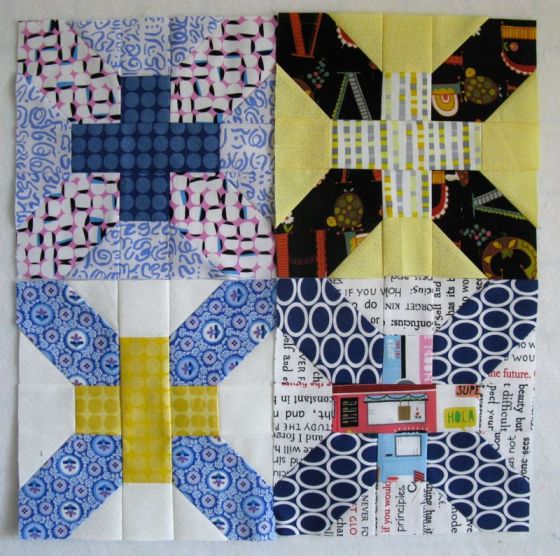 Cross-X block – OccasionalPiece–Quilt!