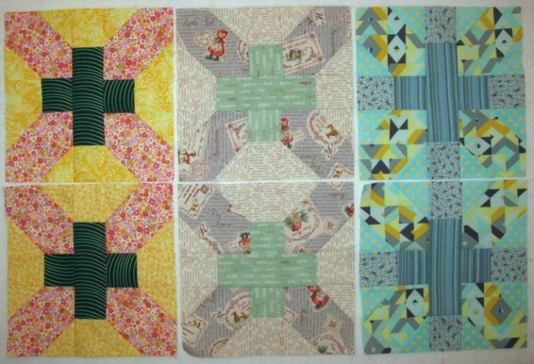 Cross-X block – OccasionalPiece–Quilt!