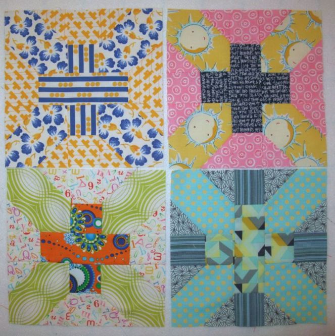 Cross-X block – OccasionalPiece–Quilt!