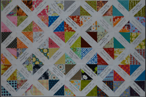 Signature Quilt for Lora – OccasionalPiece–Quilt!