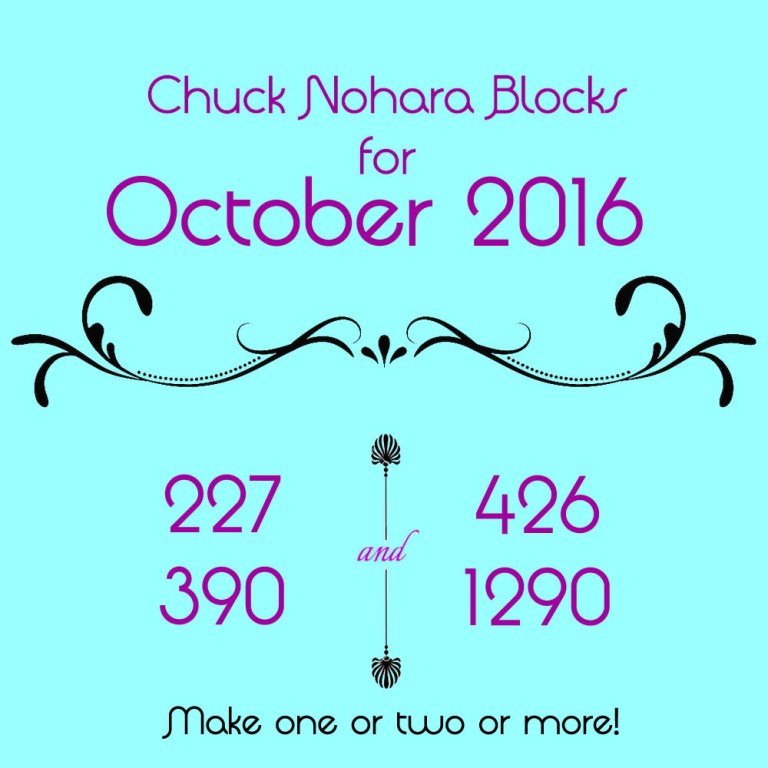 Chuck Nohara Blocks, and This N’ That – OccasionalPiece–Quilt!