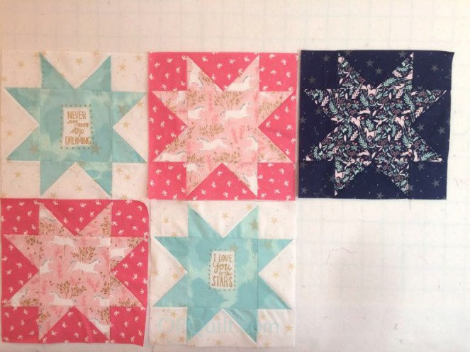 Magic Stars Quilt, with Sarah Jane fabrics – OccasionalPiece–Quilt!