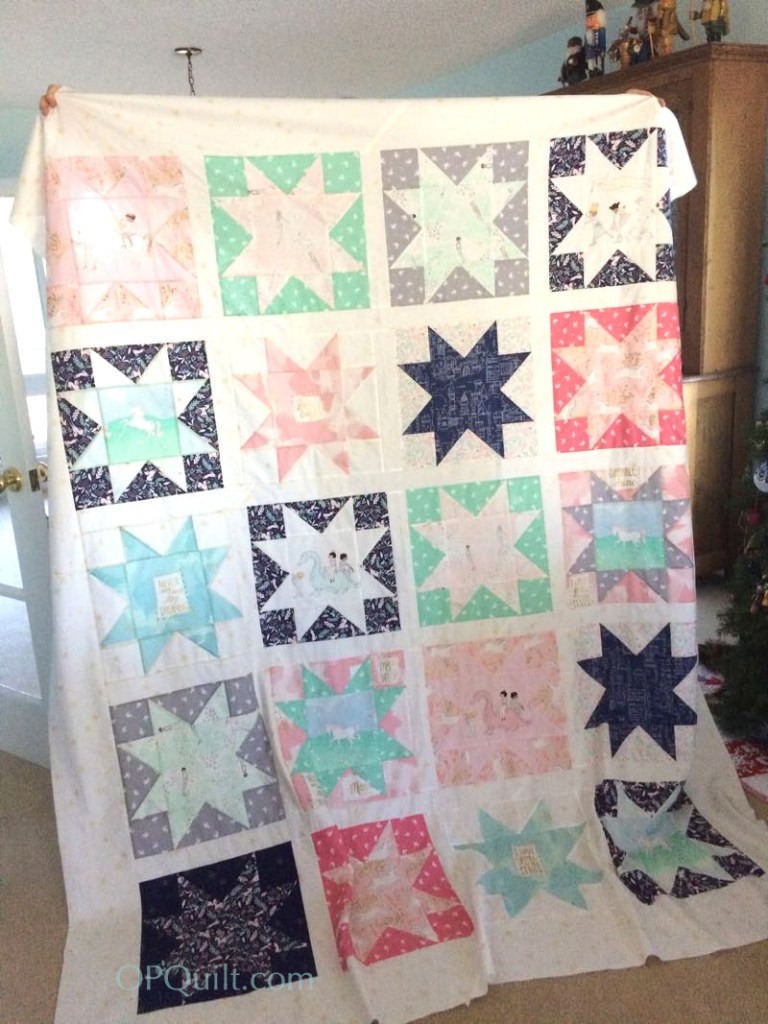 Magic Stars Quilt, with Sarah Jane fabrics – OccasionalPiece–Quilt!