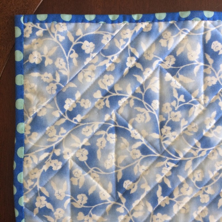 Single Binding on a Mini Quilt – OccasionalPiece–Quilt!