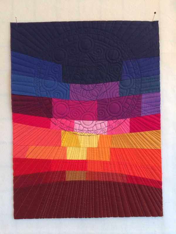 Rose Window • Four-in-Art Quilt – OccasionalPiece–Quilt!