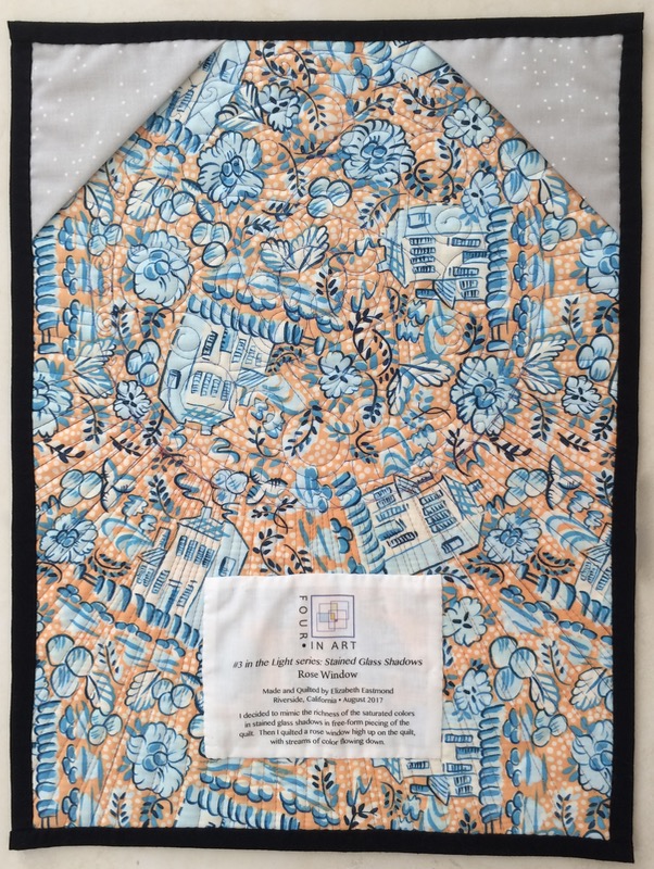 Rose Window • Four-in-Art Quilt – OccasionalPiece–Quilt!