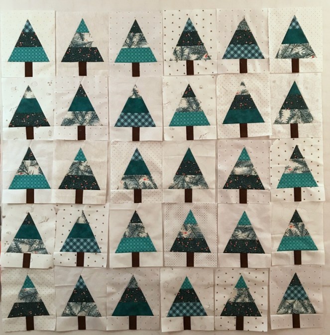 Winter Pines – OccasionalPiece–Quilt!