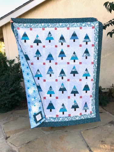 Winter Pines • Finished! – OccasionalPiece–Quilt!