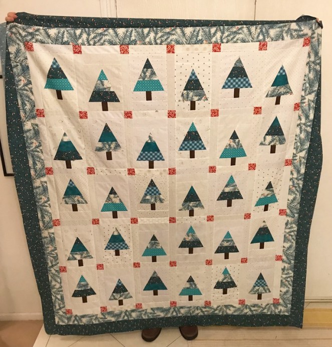 Winter Pines – OccasionalPiece–Quilt!