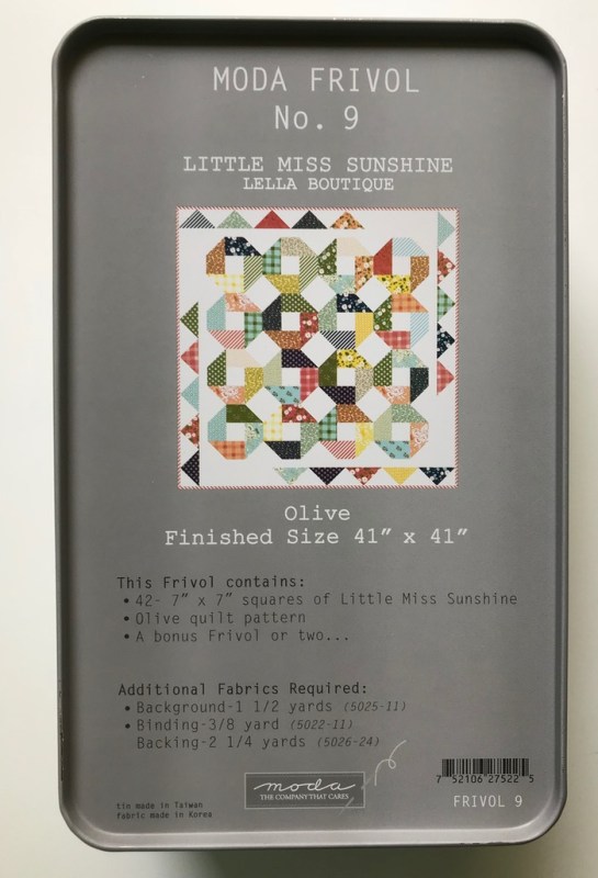 Frivols 8 ** FINISHED!** & Intro to Frivols 9 – OccasionalPiece–Quilt!