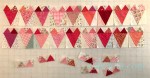 Wonky Hearts Aflutter – OccasionalPiece–Quilt!