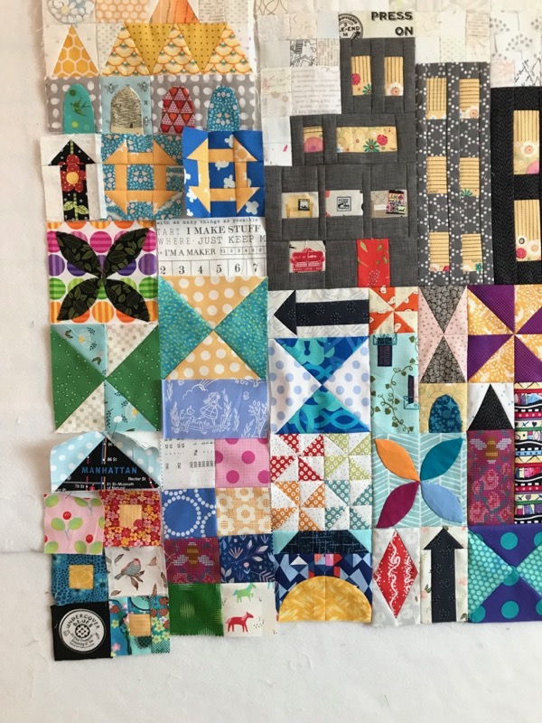 My Small World 2019, sections 1 and 2 finished – OccasionalPiece–Quilt!