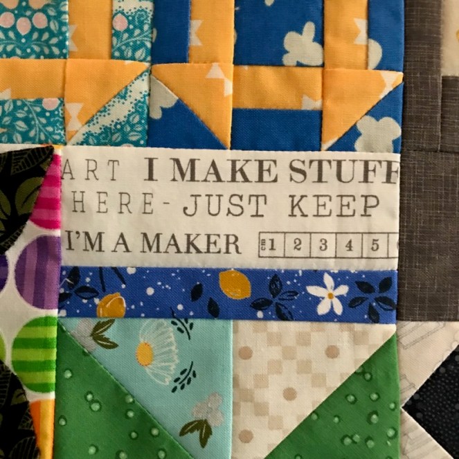 My Small World 2019, sections 1 and 2 finished – OccasionalPiece–Quilt!