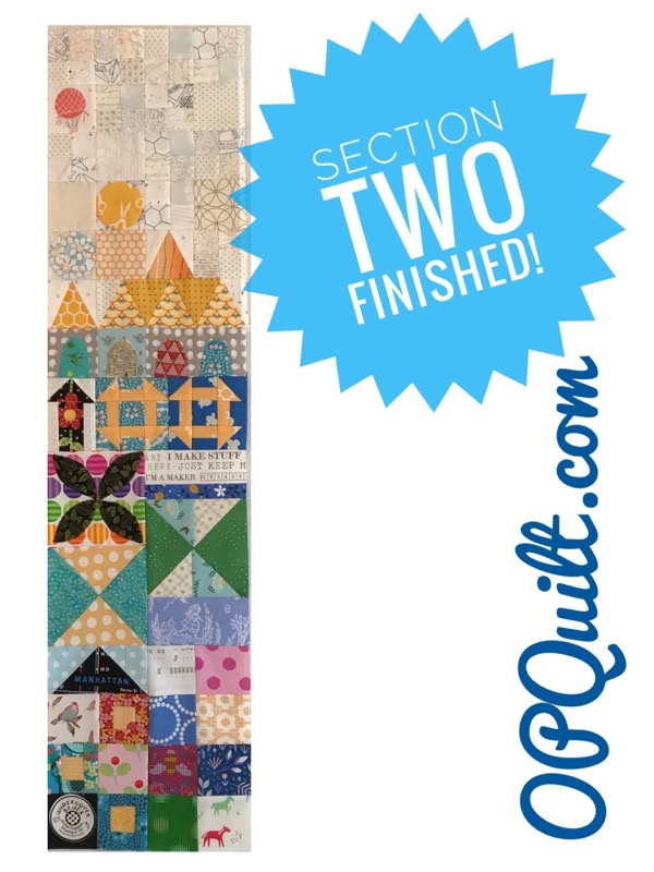My Small World 2019, sections 1 and 2 finished – OccasionalPiece–Quilt!