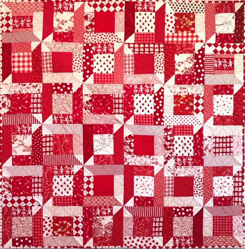 Revisiting the Red and White Pinwheel – OccasionalPiece–Quilt!
