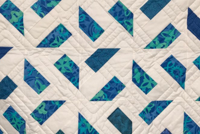 Azulejos • Quilt Finish – OccasionalPiece–Quilt!