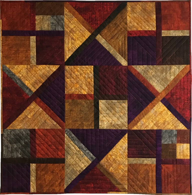 Criss-Cross Color – OccasionalPiece–Quilt!