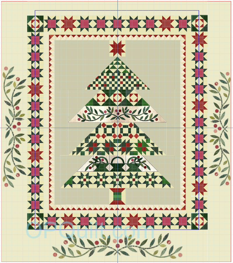 Decorating Tannenbaum – OccasionalPiece–Quilt!