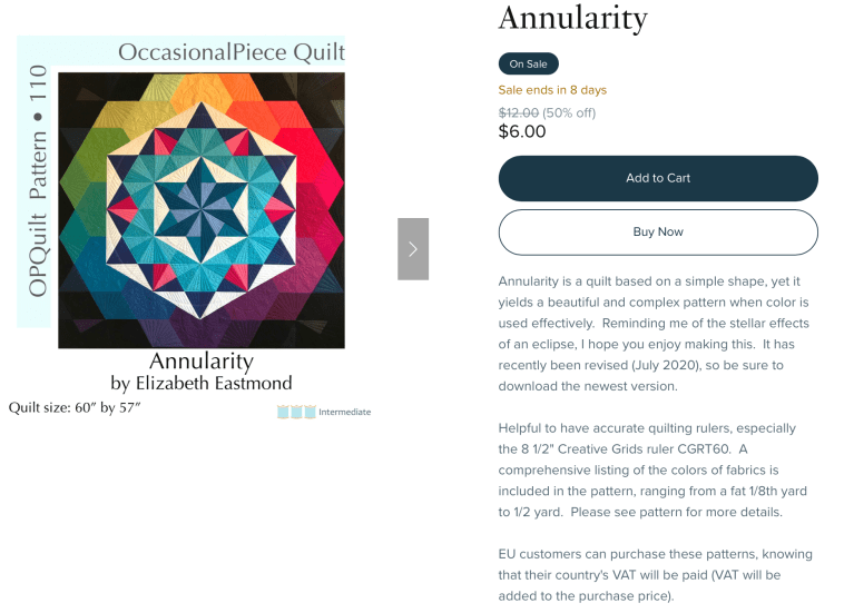 Eclipses: Aren’t we so lucky? – OccasionalPiece–Quilt!