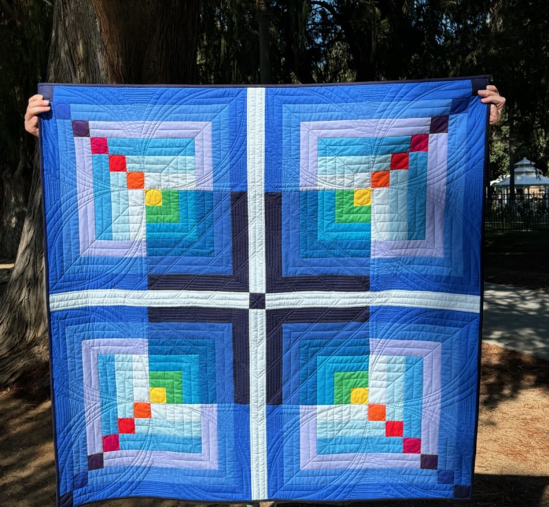 Build Me a Cabin • Quilt Finish – OccasionalPiece–Quilt!
