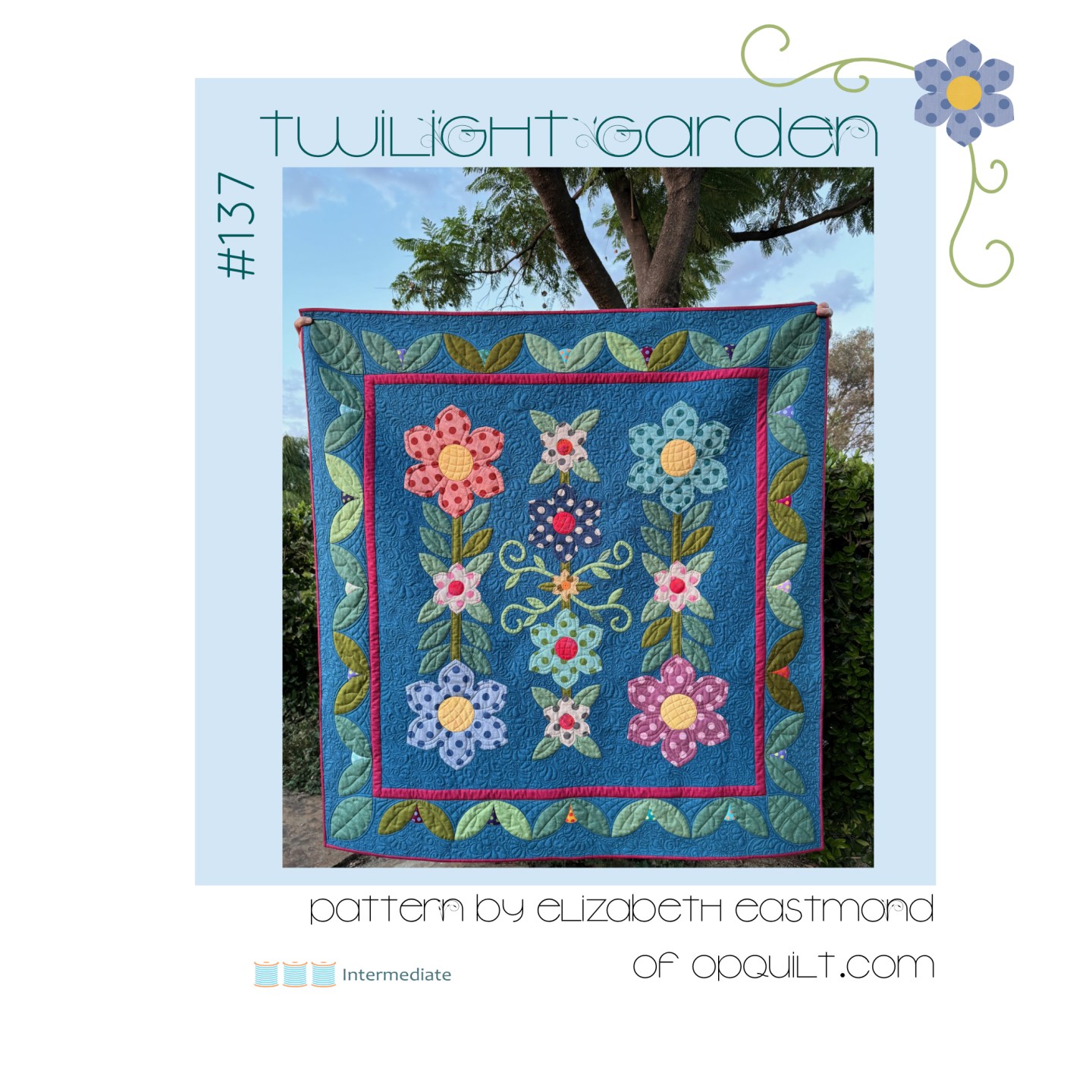 Twilight Garden • Quilt Finish – OccasionalPiece–Quilt!