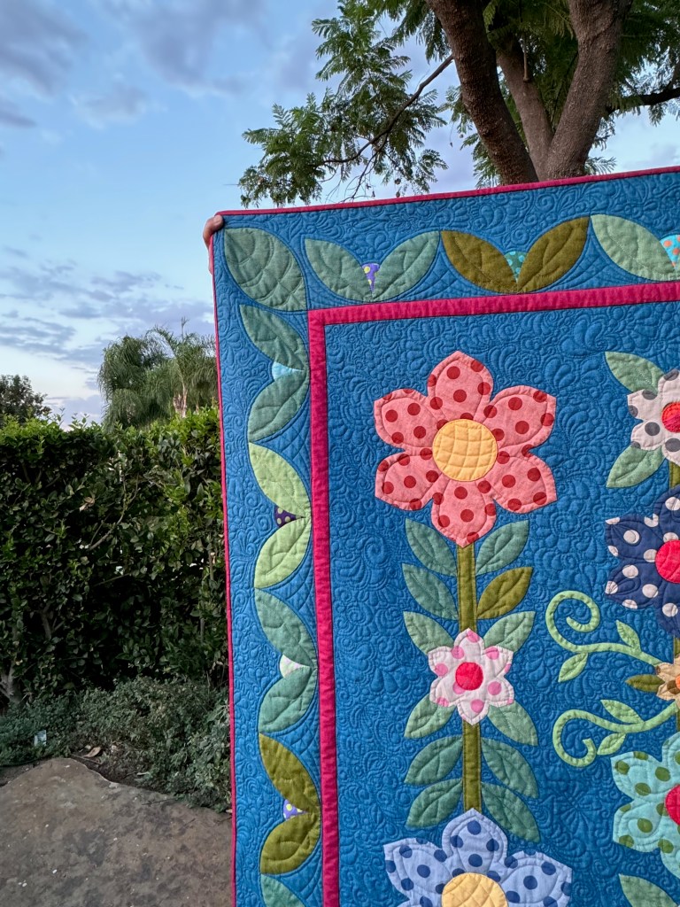 Twilight Garden • Quilt Finish – OccasionalPiece–Quilt!