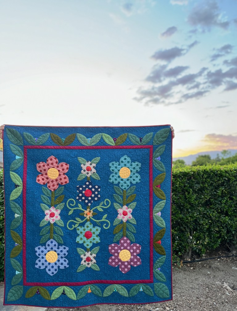 Twilight Garden • Quilt Finish – OccasionalPiece–Quilt!