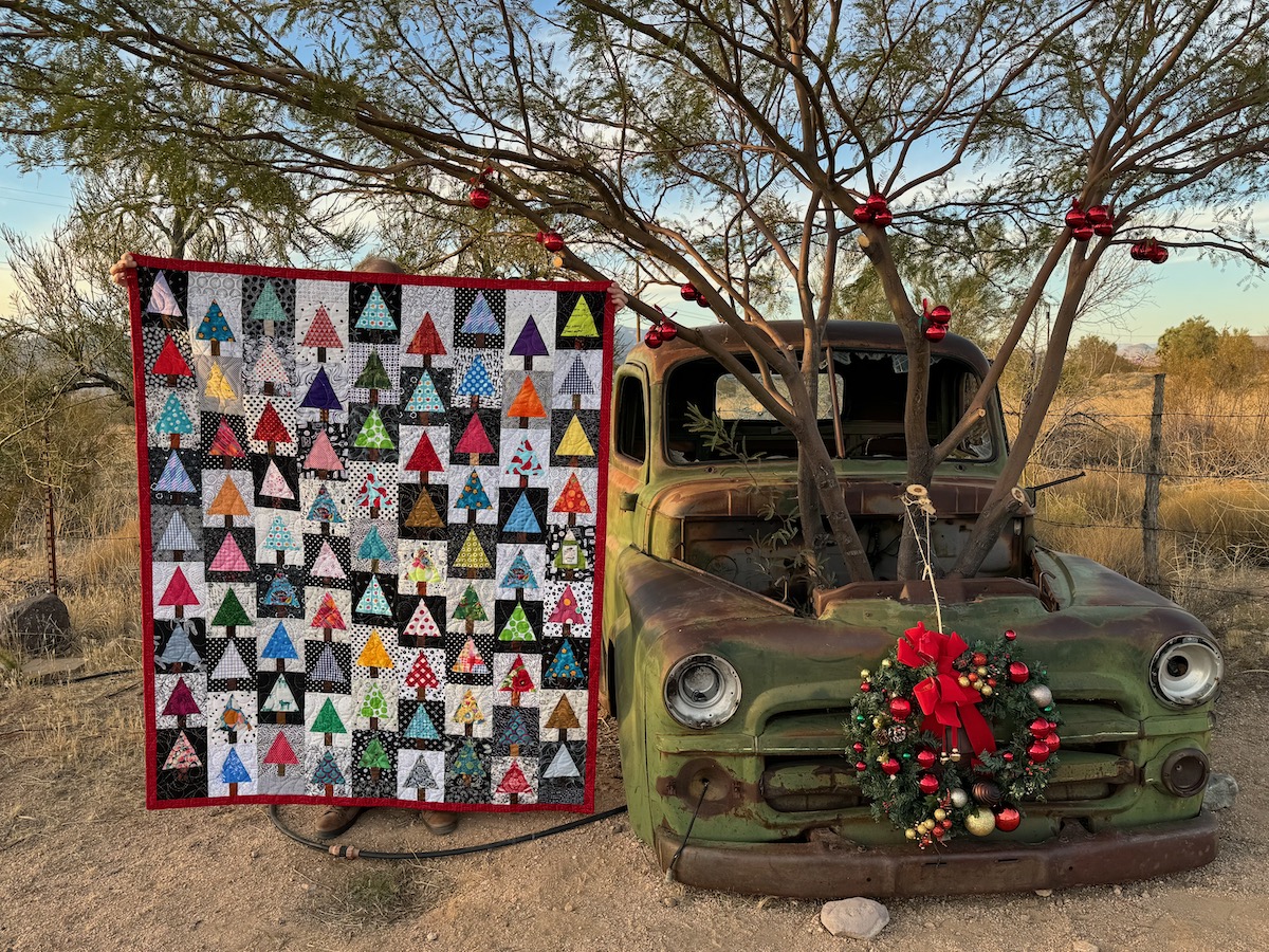 Christmas Trees • Quilt Finish – OccasionalPiece–Quilt!