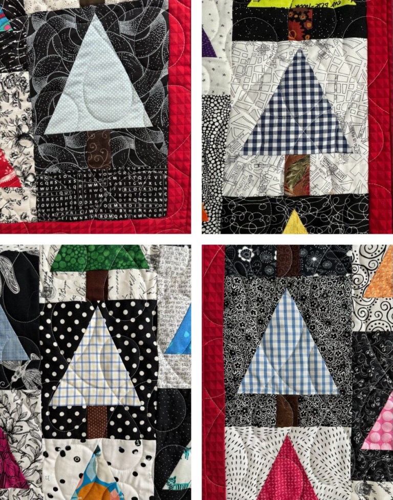 Christmas Trees • Quilt Finish – OccasionalPiece–Quilt!